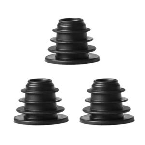 HEYXI Reusable Water Tanks Sealing Rings for Deebot T10/T10 PLUS/X1/X1 PLUS Vacuum Cleaner Sweeper Part Cleaing Attachment Black