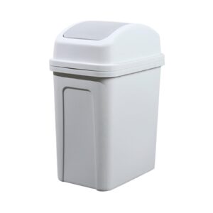 Generic 4 Gallon Kitchen Trash Can, 2024 Upgraded Green Plastic Swing Top Garbage Bin Trash Can 4 Gallon,Trash Can with Lid 13 Gallon