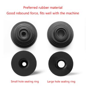 HEYXI Reusable Water Tanks Sealing Rings for Deebot T10/T10 PLUS/X1/X1 PLUS Vacuum Cleaner Sweeper Part Cleaing Attachment Black