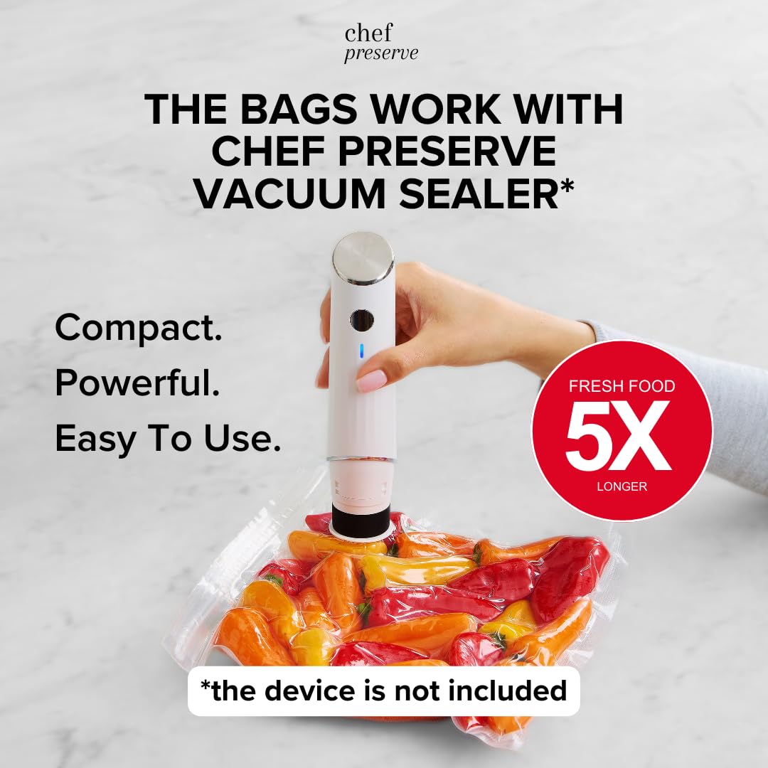 Chef Preserve Vacuum Sealer Bags (60 Bags)