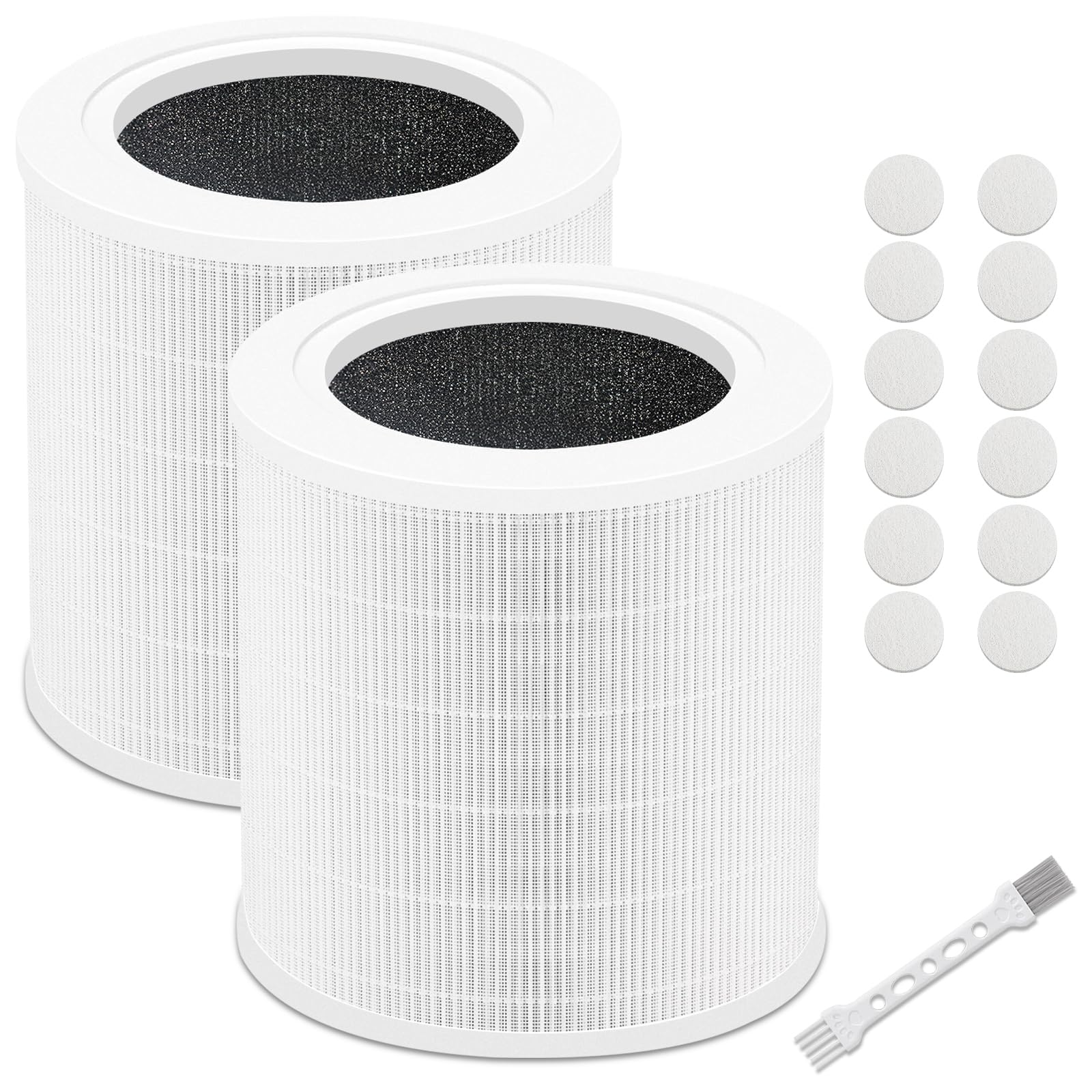 2 Pack A2001 Replacement Filter,Efficiency 3-In-1, H13 True, Compatible with 2001 air puri-fier filter replacement,Compared to Part NO#AF-2001 h13 filter replacement,Compatible with A2001 Filter