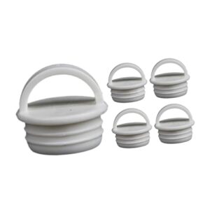 dimyfew 5x mop bucket plug with pull ring professional replacement sturdy accessory drain plug silicone plug stoppers for laundry, 35x33.8mm