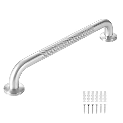 Stainless Steel Slip Shower Safety Support Handle Towel Rack for Bathroom Bathtub Kitchen Come with Mounted Screws