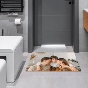 personalized custom rug area carpet with your image photo, customized carpet anti slip washable door mat decoration for home bedroom living room office garden