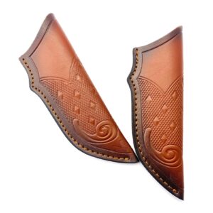 DGHJO Leathers Sheath Knife Case Pocket Folding Knife Sheath Carriers Holsters Handmade Knife Pouches for Men