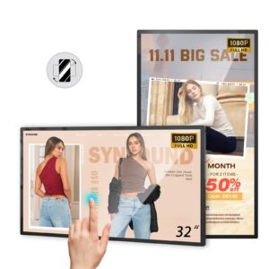 32" smart calendar digital wall touch screen 1080p lcd digital signage display-automatic playback,intelligent split screen,timer switch,cms publishing,usb/wifi port player