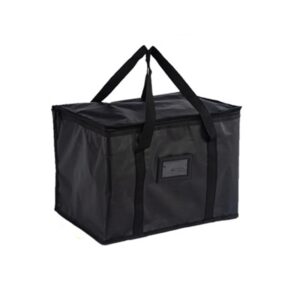 large insulated food delivery bag for pizza delivery, grocery- cooler bag, food warmers for parties, thermal bags for cold and hot food carrier (l)