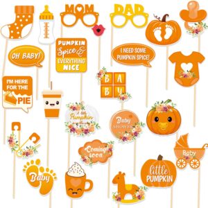 little pumpkin baby shower decorations, little pumpkin baby shower photo boot props, fall baby shower photo prop decorations, a little pumpkin is on the way, fall little pumpkin gender reveal decor pb