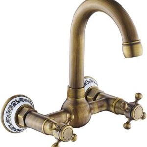 Kitchen & Bath Fixtures Taps Faucet,Antique Brass Bathtub Faucet Shower Faucet Bathroom Concea Pool Faucet Switch Hot And Cold Faucet