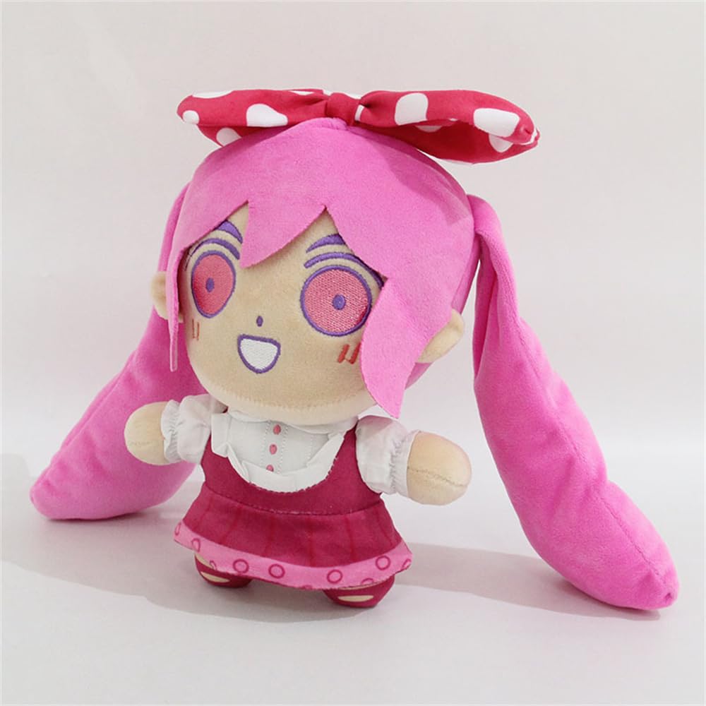 Omori Plush Toys, 9'' Omori Sunny Basil Kel Hero Aubrey Mari Game Characters Plushies Figure Stuffed Pillow Cartoon Merch for Children and Fans (Pink A)