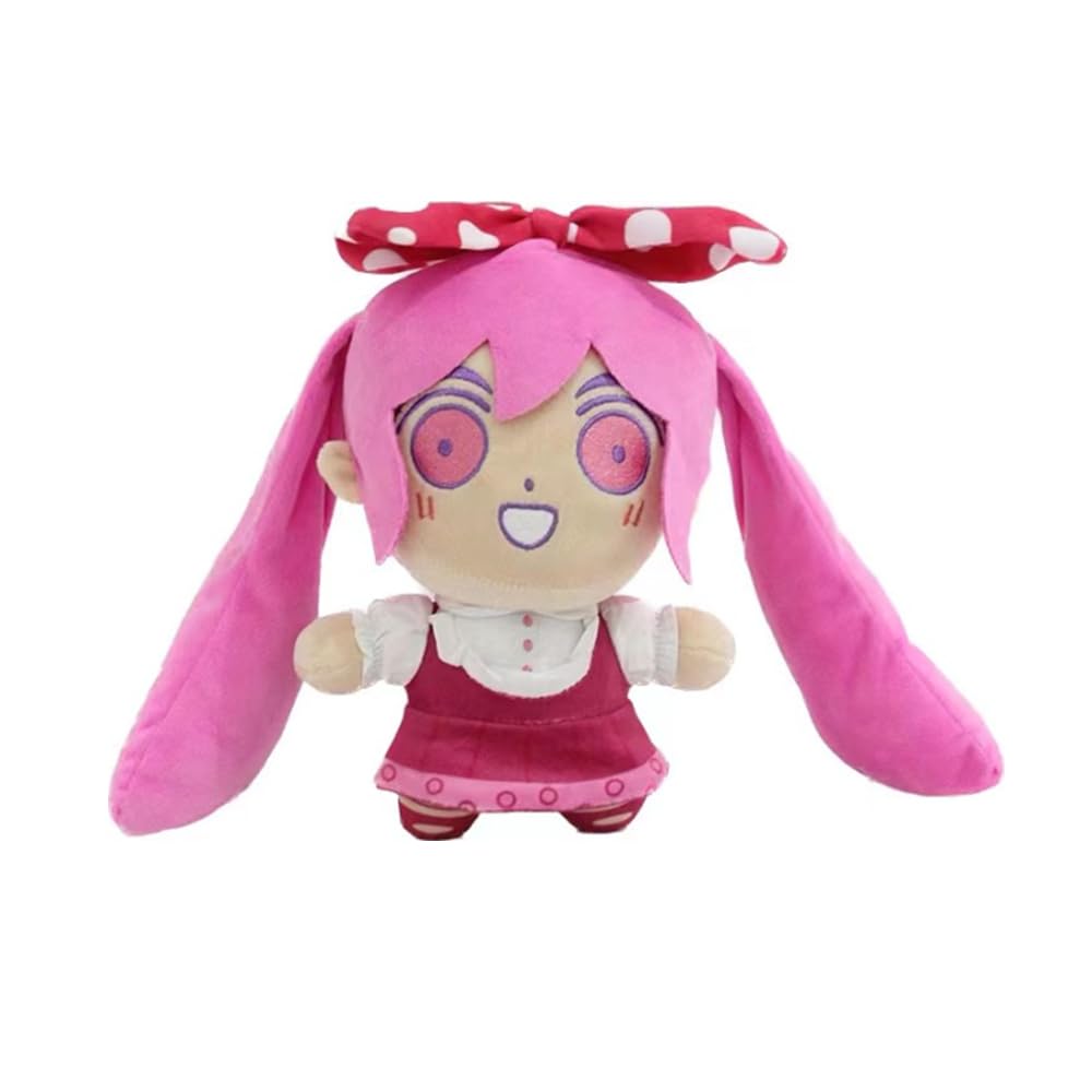 Omori Plush Toys, 9'' Omori Sunny Basil Kel Hero Aubrey Mari Game Characters Plushies Figure Stuffed Pillow Cartoon Merch for Children and Fans (Pink A)