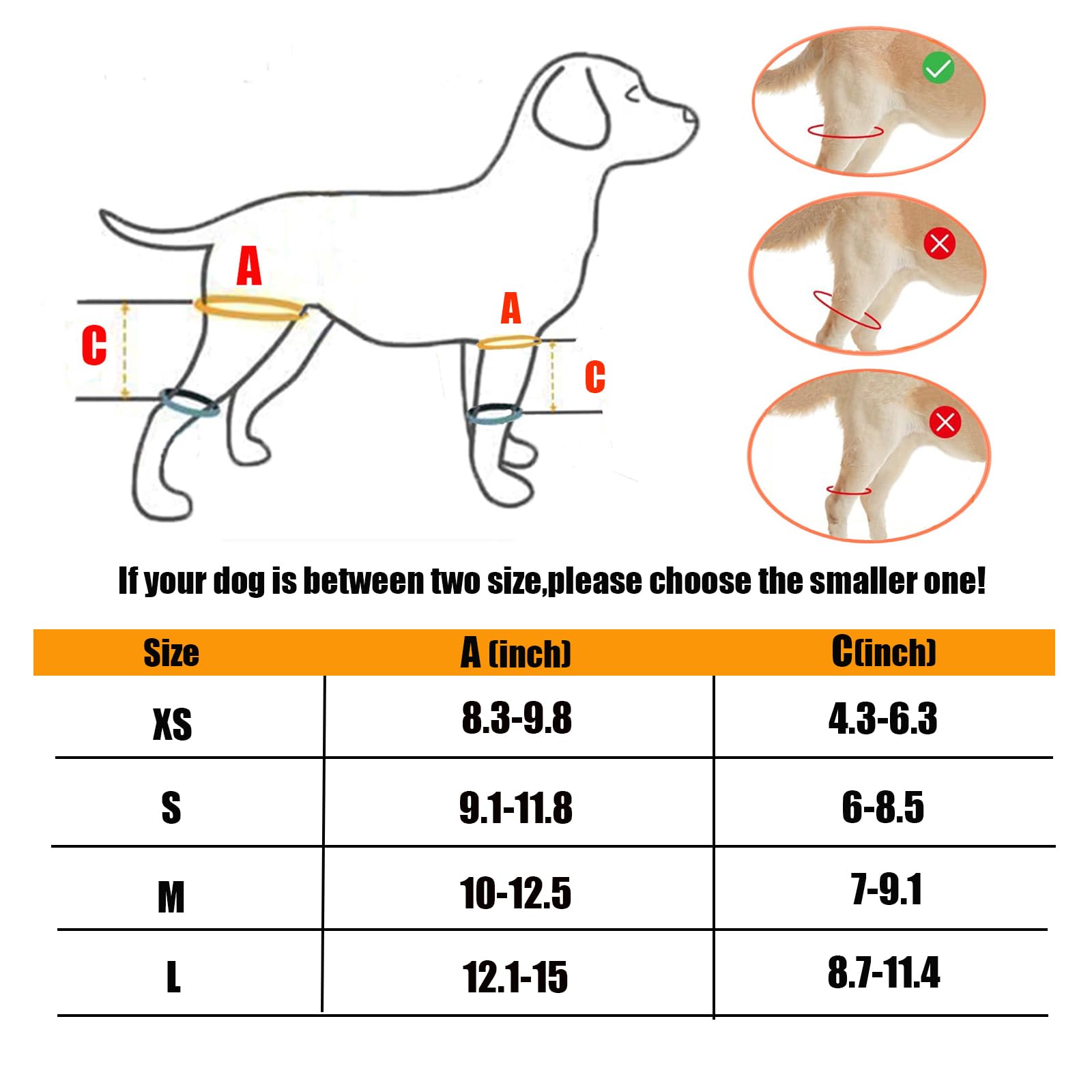 Dog Knee Brace for ACL with Side Stabilizers,Splint Hinged Adjustable Support Brace for Knee Cap Dislocation, Arthritis Keeps Joint,Hip Brace of Different Sizes for Cruciate Ligament Injuries (XS)