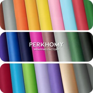 PerkHomy 36" x 1,440" (120') Brown Kraft Paper Roll for Craft Bulletin Board Paper Kids Art Table Covering Crafting Gift Wrapping Bouquet Packing Parcel 70GSM 50LB (Brown, 36" x 120')