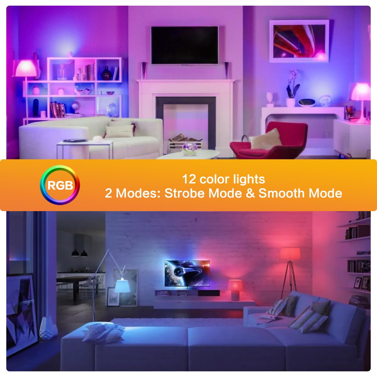 Lososuch G9 LED Dimmable Bulb, RGB Color Changing with Remote Control G9 LED Light Bulbs, 25W G9 Halogen Equivalent, G9 LED Bulbs Dimmable 3000K Warm White, 250LM, No Flicker, 2 Pack