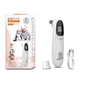 Animal Thermometers - Double Mode Design Veterinary Thermometers, Accurate Puppy Fever Detection Device | Flexible Temperature Options Pet Supplies for Dogs, Clear Led Display, for Cats, Cows