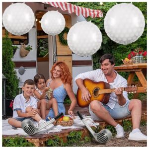 8 PCS Golf Balloons Golf Themed Party Decorations,2 Pcs Inflatable Golf Club 6 Pcs 18'' Huge Golf Ball Balloons,Party Accessory,Foil Mylar Golf Ball Balloons For Birthday Sports Graduation Party