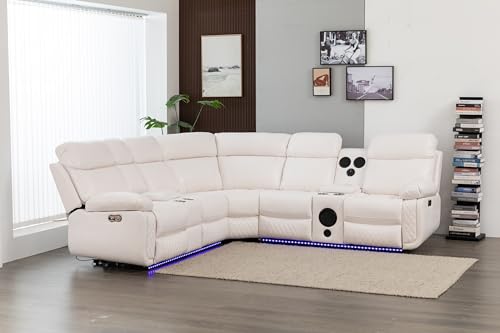 Kingway S-1880 Sectional, WHITE