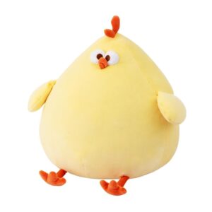 miniso 12.2" dundun series chubby chicken plush toy stuffed animals soft and adorable throw pillow doll toy for boys girls