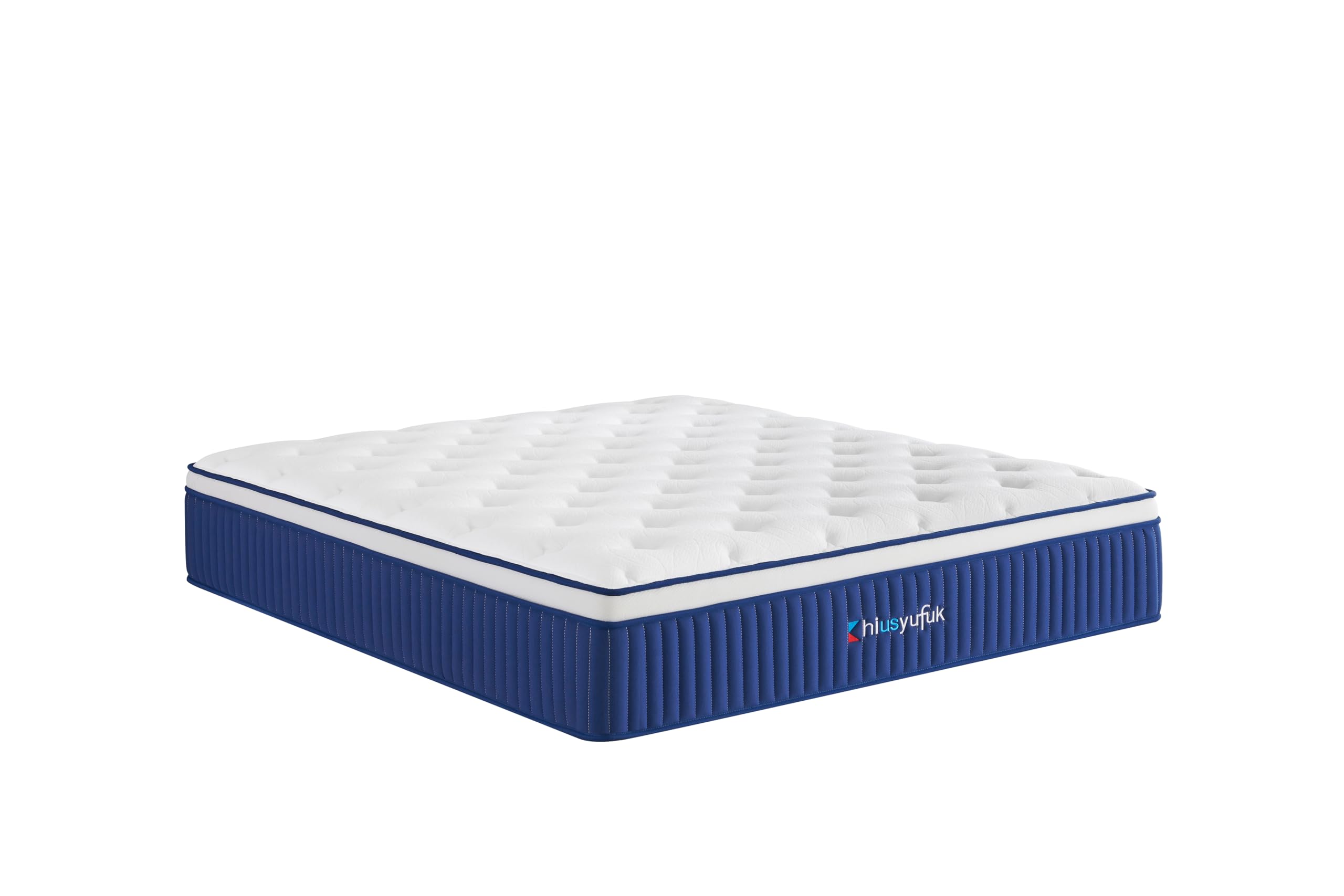 Chiusyufuk Full Mattress,12 Inch Full Size Mattress in a Box,Single Bed Mattress with Memory Foam and Pocket Spring,Ergonomic Design & Pressure Relief,Medium Firm Mattress,54"*75"*12"