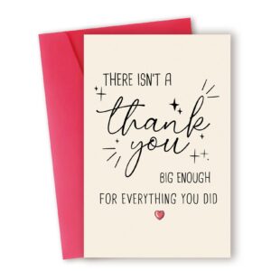 funny thank you card, thank you card for men women, thank you gifts card for teacher boss, happy appreciation card for him her