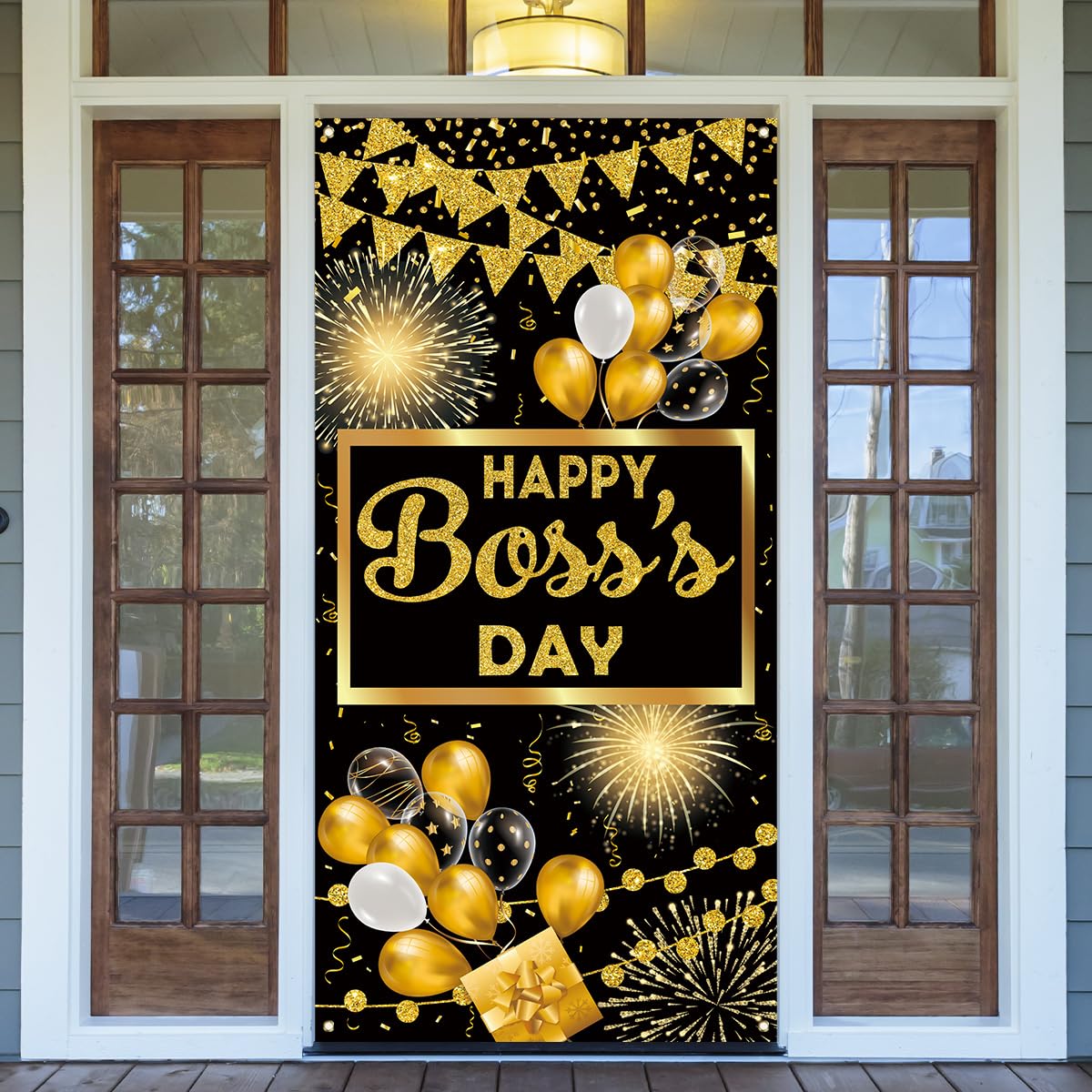 Boss Day Decorations Happy Boss Day Door Cover Boss's Day Banner Boss Lady Decor Happy Boss Day Decoration for Office