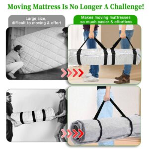 Westale Mattress Vacuum Bag Queen/Full/Full-XL New Upgraded Straps for Moving Leakproof Double Zip Seal Mattress Compression Vacuum Storage Bags Space Saver for Memory Foam & Latex Mattress