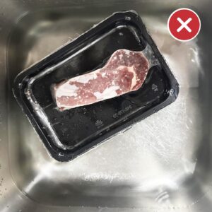 Generic Thaw Belt - Thaws frozen meat Faster & 100% Safer - Thaws in minutes instead of hours, Blue, 17 inches.