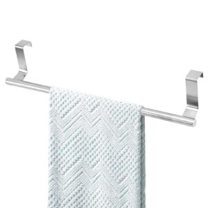 towel hanger for door - over the door hook rack for bathroom or kitchen | stainless steel towel holder, space saving organizer, stainless steel household towel rack, rustproof no drilling towel hanger