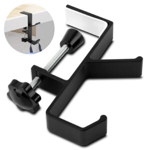 Desk Handbag Hanger, Desk Mount Bag Holder, Adjustable Arm Clamp Backpack Hook, Saving Space Reducing Clutter for Desk Table Under Cabinet(Size:1pc)