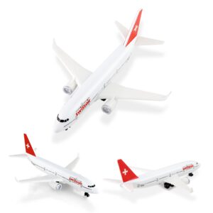 Sky Trek Model Airplanes Swiss Airplane Airlines Plane Aircraft Model for Display Collection