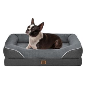 large orthopedic dog bed washable - xl dog couch sofa - four sides dog beds waterproof non-slip for large sized dogs