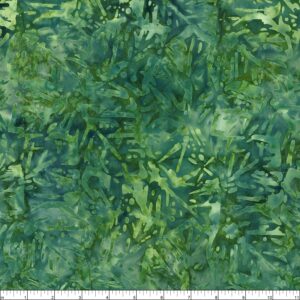 Wilmington Batiks Mystic Vineyard Banana Leaf, Fabric by The Yard (Green)