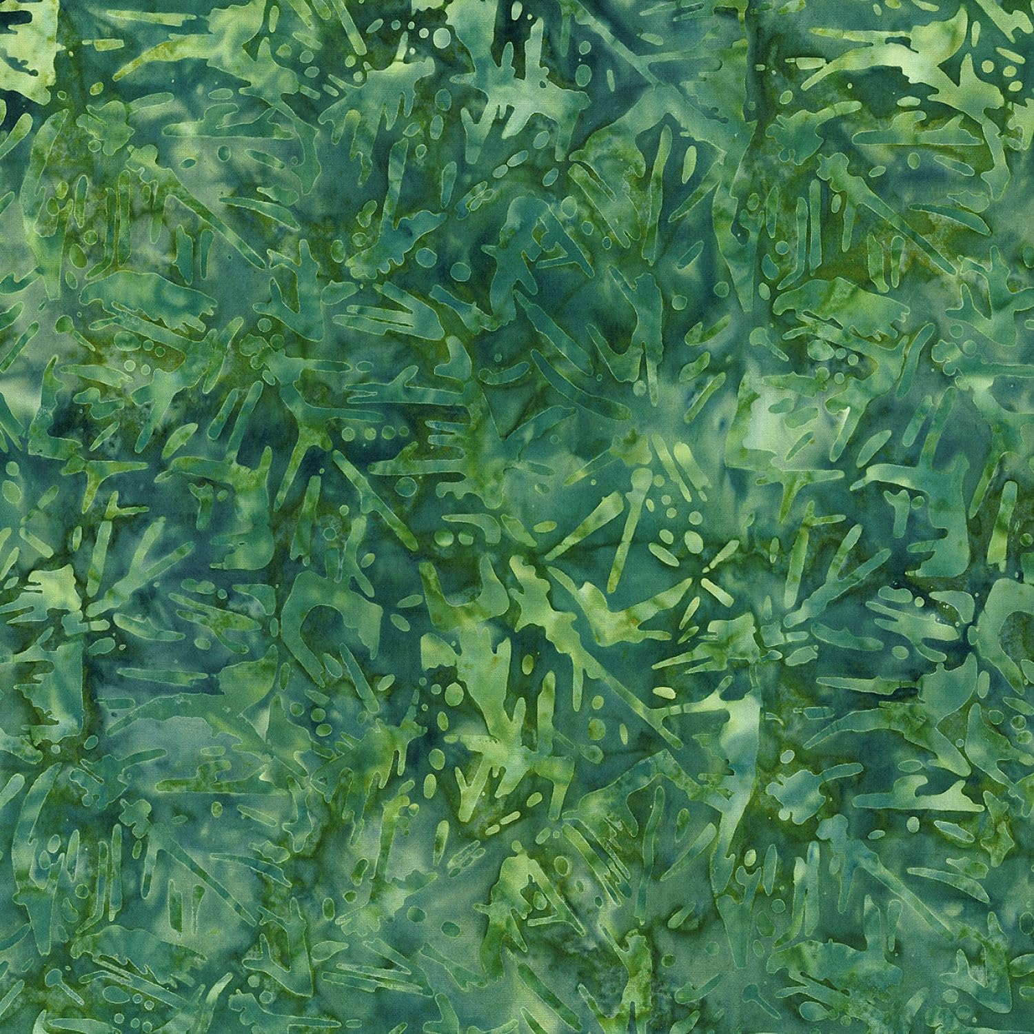 Wilmington Batiks Mystic Vineyard Banana Leaf, Fabric by The Yard (Green)