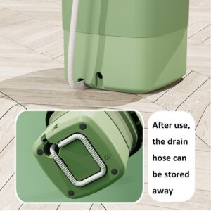 Portable Mini Washing Machine Travel Small Washer Capacity 15L/3.96GAL Wash And Drain Cycle Combo Foldable Clothes Washer(15L/3.96GAL)