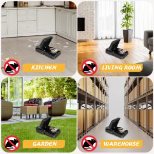 MeiYouzhen Mouse Trap, Rat Traps Indoor for Home Small, Mice Traps Outdoor, Reusable Quick Effective Mousetrap for Home- 8 Pack