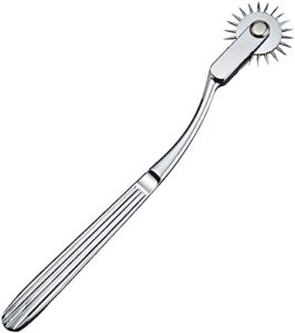 natiqind wartenberg neuro pinwheel stainless steel pin wheel.1 round, head silver skin sensation strong pinwheel diagnostic instruments (50)