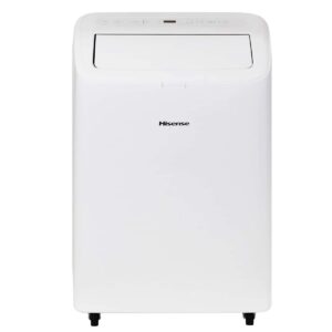 hisense 8,000 btu portable air conditioner with dual hose & inverter, 350 sq ft, wi-fi, connectlife app for google and alexa, 3 operating modes, noise 42 db(a) - hap0824twd (renewed)