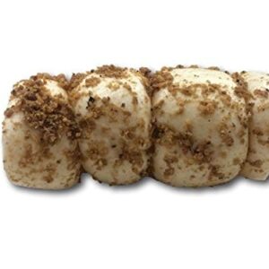 Top Dog Chews – 6” Variety 3 Pack, 1 Roasted Buffalo Beef Cheek Roll, 1 with Bully Dust Sprinkles, and 1 Chicken Wrapped.