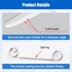 Generic Quick Slicing Knife, 2024 New 3 in 1 Multifunctional Fruit Peeling Knife with Removable Spring, Kitchen Household Sharp Stainless Steel Fruit and Vegetable Fruit Slicing Knife (1)