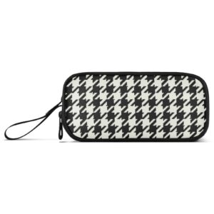 j joysay classic houndstooth pencil case pouch big capacity pencil bags with zipper portable pencil box large pencil case organizer for school college travel office