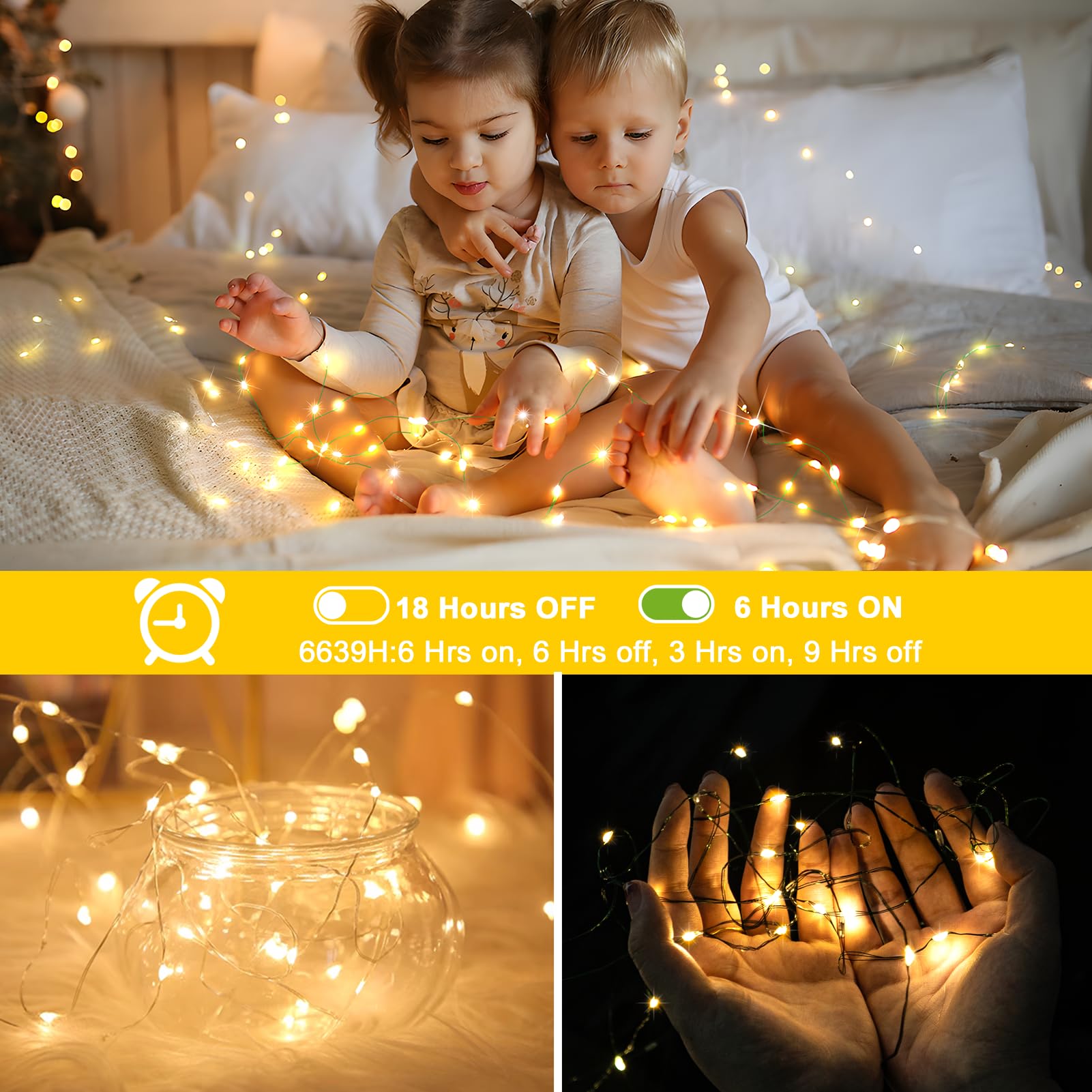 KNONEW 532FT Outdoor Christmas Fairy Lights Plug in,1600 LED String Lights Outdoor Waterproof 8 Modes Memory Times for Wedding Bedroom Walls Garden Trees Decoration(Warm White)