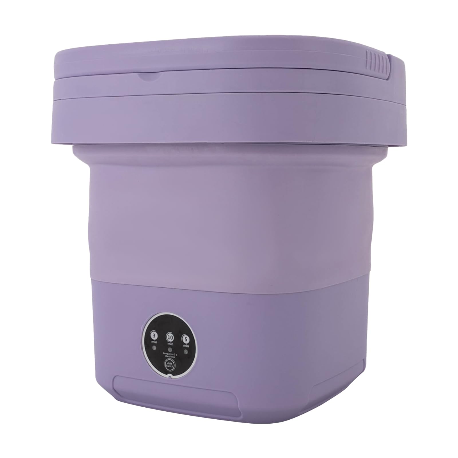 Portable washing machine,Mini Washer, 2.91Gal foldable Mini Washing for Dormitories Hotel RV Travel Wash Machine (Purple)