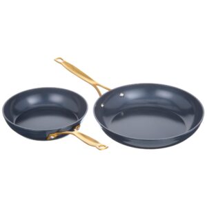 Thyme & Table Non-Stick 12-Piece Signature Cookware Set - Blue