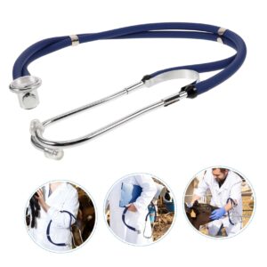 Balacoo Farm Stethoscope Convenient Stethoscope Animals Stethoscope Sturdy Stethoscope Vet Stethoscope Stainless Stethoscope Livestocks Lightweight Stethoscope Sheep Stethoscope