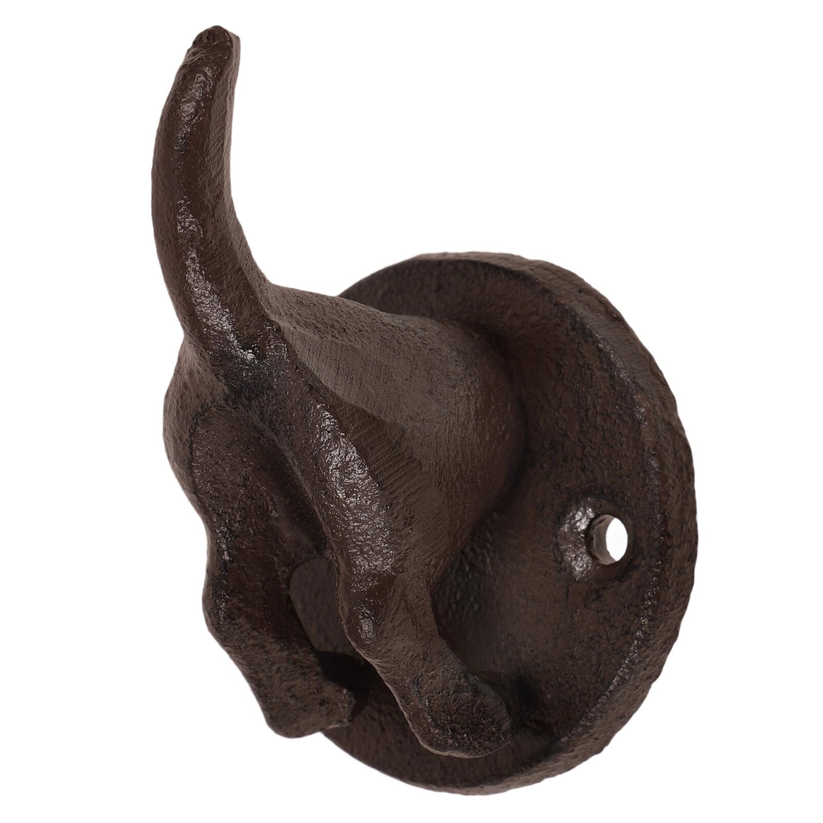 MAGICLULU Rustic Coat Hook Cast Iron Dog Tail Coat Hooks Wall Mounted Hook Heavy Duty Decorative Hanger for Hanging Coats Towels Keys Scarf Bag Key Hat