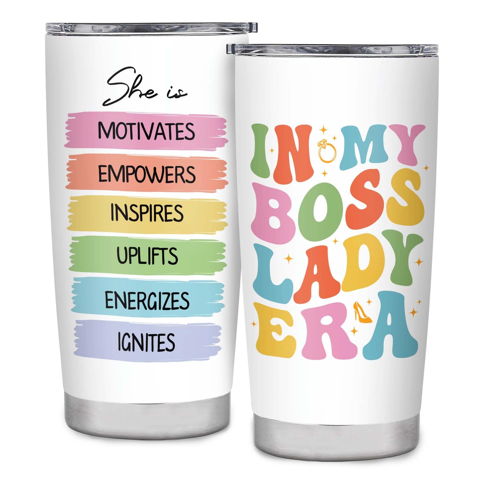 Boss Lady Gifts for Women, Boss Day Gifts for Women, Best Boss Gifts, Cool Gifts for Bosses, Boss Gifts for Boss Lady Manager Coworker Employer, Funny In My Boss Lady Era Leader Tumbler 20oz