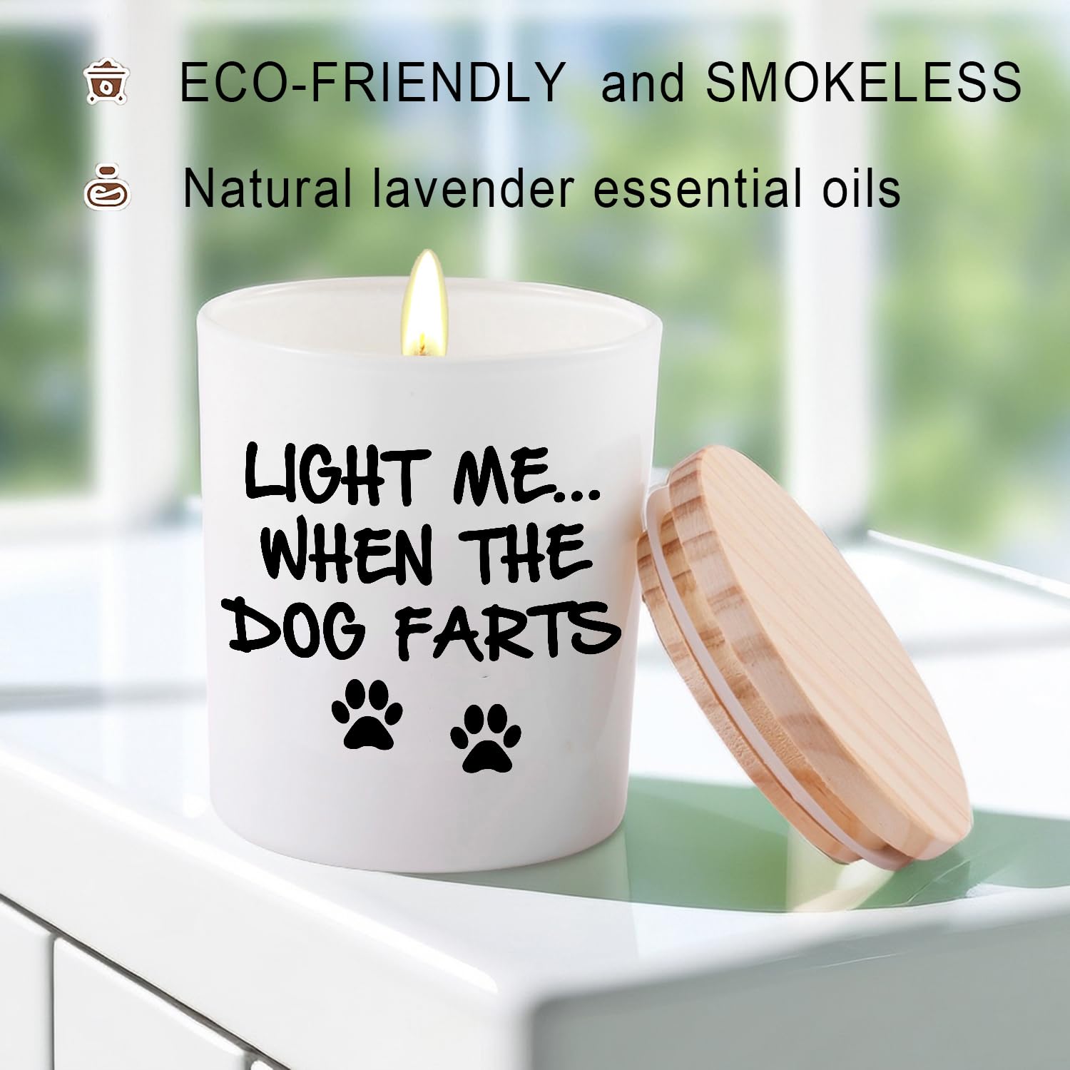 Funny Gifts for Women Unique Dog Mom Dog Lovers Mothers Day Christmas Birthday Gifts for Her Girlfriend Sister Bestie Best Friend Wife Stocking Stuffers for Women Lavender Scented Soy Candles