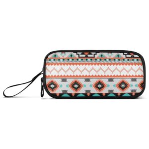 j joysay aztec pattern pencil case pouch big capacity pencil bags with zipper portable pencil box large pen bag for adults teens kids