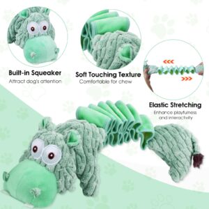 Large Squeaky Dog Toys and Interactive Dog Tug-of-War Toy, Tough Plush Dog Toy, Cute Puppy Toys, Pet Chewable Toys Plaything for Small Medium and Large Dogs