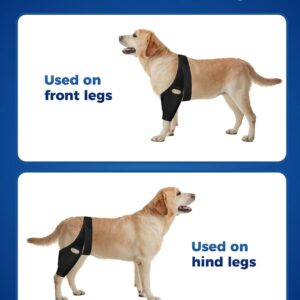 Huimpet Dog Hip Knee Leg Brace Dog ACL Brace for Front Torn and Back Hind Rear Legs ACL Tear, Dog Leg Brace for Hip Dysplasia, Dog Arthritis, Luxating Patella, Comfortable and Adjustable (L)